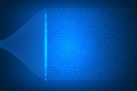 Premium Vector Big Data Visualization Futuristic Abstract Background