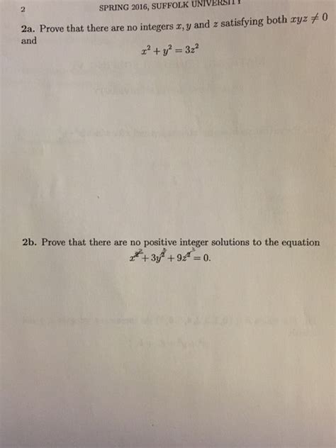 Solved Prove That There Are No Integers X Y And Z Chegg