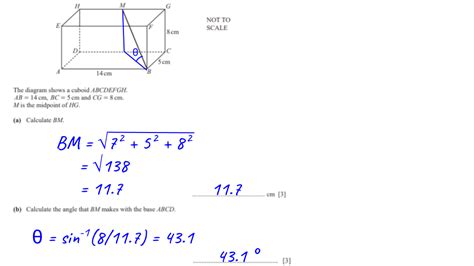 Trigonometry Past Paper Questions For Igcse Cambridge 0580