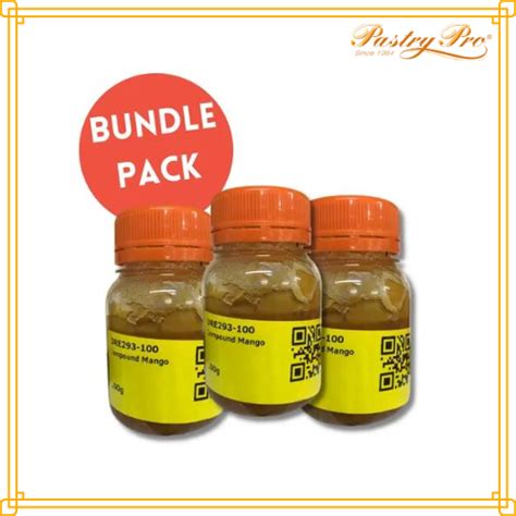 Bundle Pack Dreidoppel Compound Mango Paste 100gm X 3btl Pastry Pro
