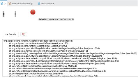 Anypoint Studio 7 7 Bug Failed To Create The Parts Controls