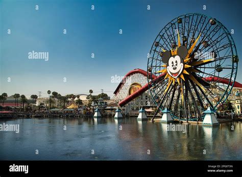 June 2022 Disney California Adventure Pixar Pal A Round Anaheim California Usa Dca Stock