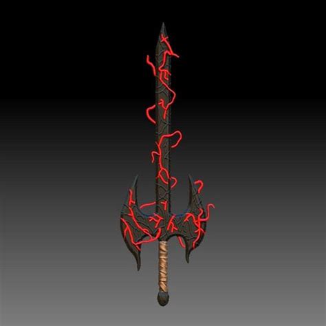 Stl File All Black Knull Sword 🗡️ ・3d Printing Template To Download・cults