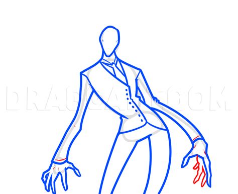 Easy Slender Man Drawings