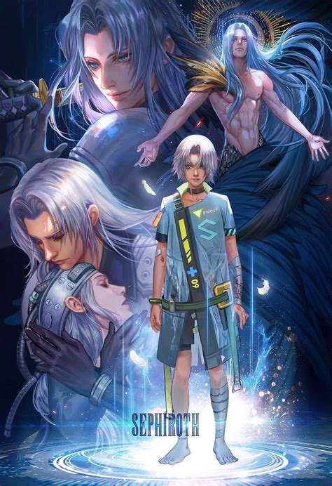 Sephiroth Рисунки Final Fantasy Игровые арты