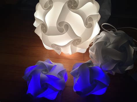 제가 만든 등입니다 Iq퍼즐램프 준정다면체 이쁘죠