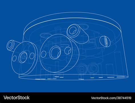 abstract industry object concept royalty free vector image