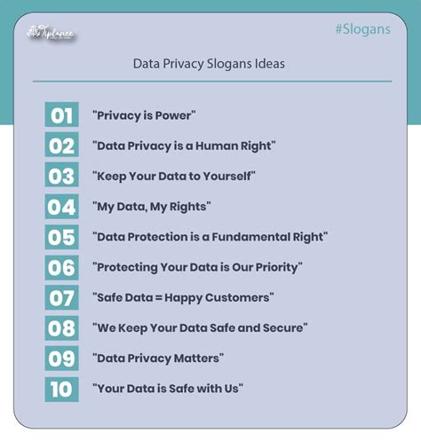 Best Data Privacy Taglines Tiplance