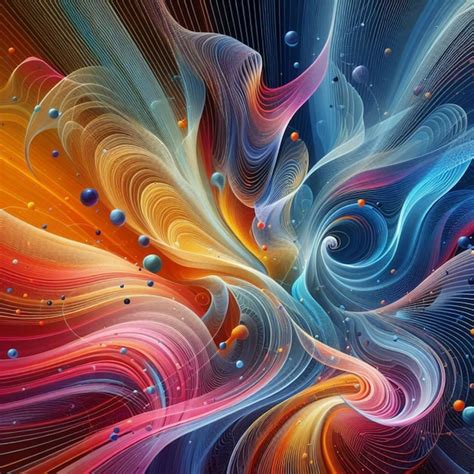 Premium Photo Abstract Colorful Flow Shapes Background