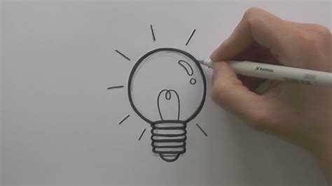 How To Draw A Lightbulb This Timelapse Video Shows How I Draw A Realistic Lightbulb