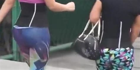 Women In Colorful Leggings Tnaflix Com