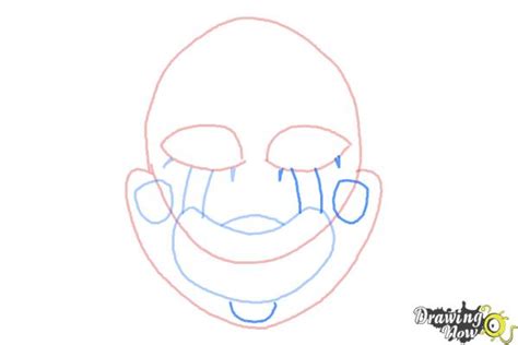 How To Draw The Puppet From Five Nights At Freddys DrawingNow