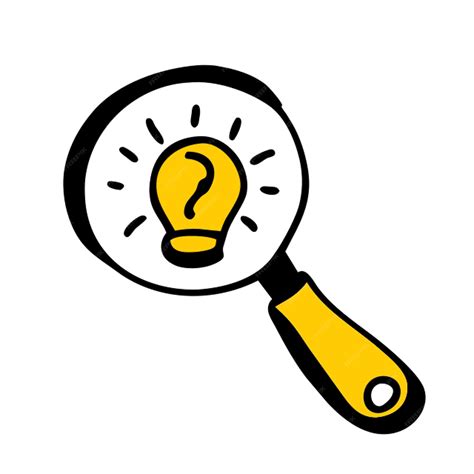 premium vector early problem detection icon doodle fill