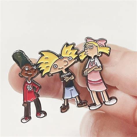 Hey Arnold Pin Badge Pin Pin Badge Pins Art T Decor Etsy
