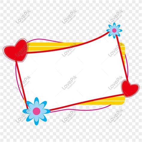 กรอบตกแต่งเส้นขอบข้อความ Png สำหรับการดาวน์โหลดฟรี Lovepik