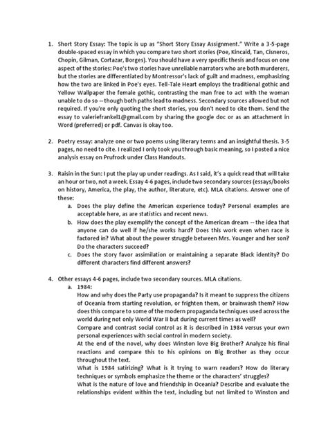 Essay Websites Short Story Analysis Essay Example