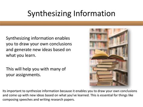 Ppt Synthesizing Information Powerpoint Presentation Free Download