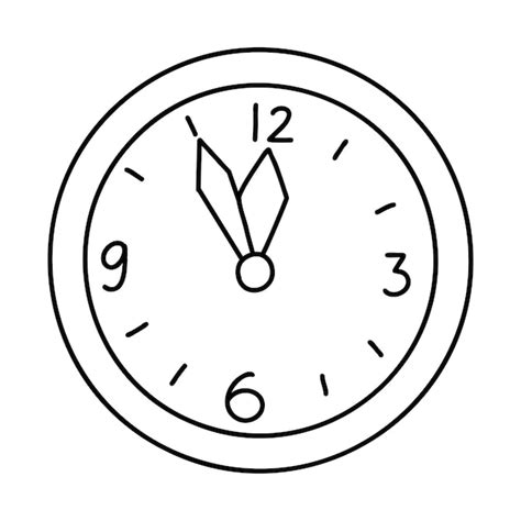 Reloj Digital Para Colorear