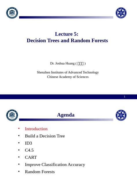 Lecture 5 Decision Trees V1 Pdf Statistical Analysis Teaching Mathematics