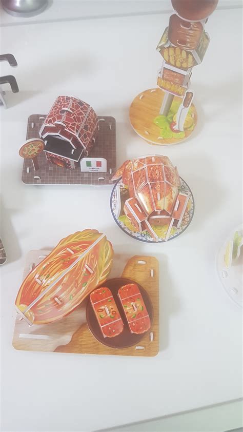 스콜라스 세계문화여행 세계의 전통 음식 16종 3d 입체퍼즐 에어포트