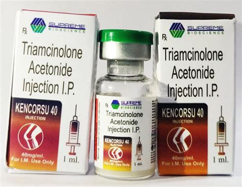 40mg Triamcinolone Injection Packaging Type 1vial Packaging Size 1ml At ₹ 13 Vial In Kalyan