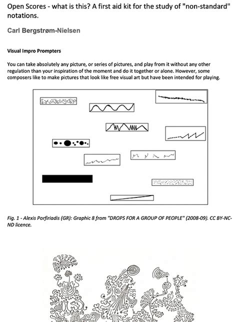 Experimental Music Notation Resources General Lines