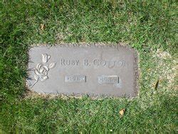 Ruby Bussey Cotton Find A Grave Memorial