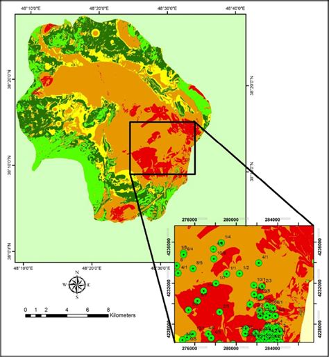 Distribution Of Insar Land Subsidence Rate In Southern Region Of The Area Download Scientific