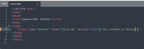 How To Add External Internal And Inline Javascript Code In Html Computer For See And Neb