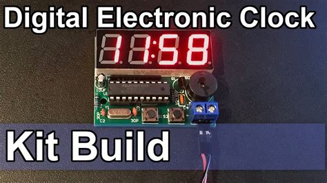 Digital Electronic Clock Kit Digital Electronic Clock Kit