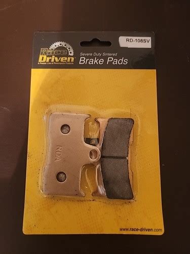 New Race Driven Rd 108sv Severe Duty Sintered Brake Pads High