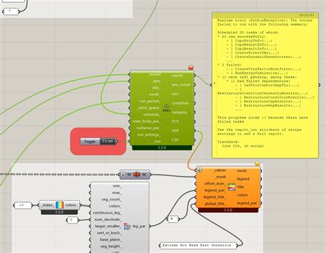 Utci Map Error The Recipe Failed To Run Honeybee Ladybug Tools Forum