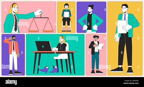 Bento Grid Layout Stock Vector Images Alamy