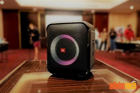 JBL Partybox Encore Essential Review 100W Power Portable Speaker Adobotech Tech Gadgets