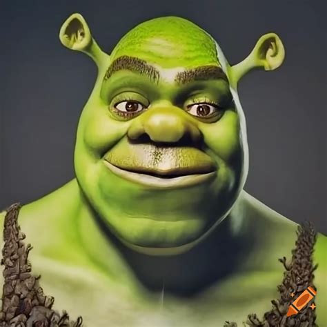 Shrek Meme With Exaggerated Features On Craiyon