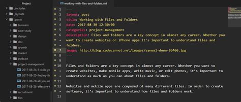 Working With Files And Folders Codecarrot Blogs