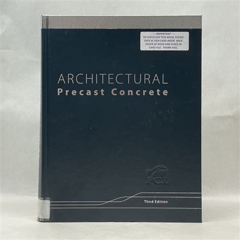 Architectural Precast Concrete By Sidney Freedman Very Good Hardcover 2007 Third Edition
