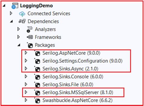 Logging To Database Using Serilog In Aspnet Core Web Api Dot Net
