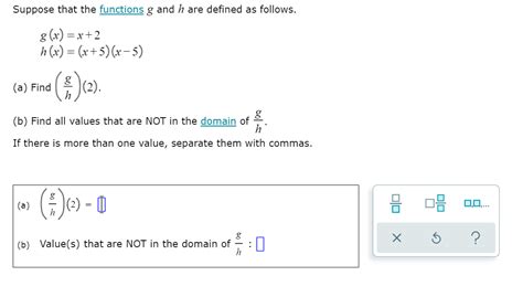 Answered Suppose That The Functions G And H Are Bartleby