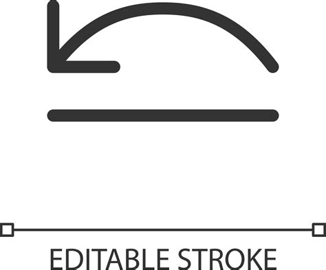 Move Backward Pixel Perfect Linear Ui Icon Video Editor Program Navigation Previous Step Gui