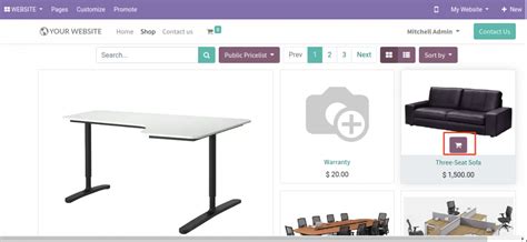 Odoo Website Cart Settings Odoo Shopping Cart Settings