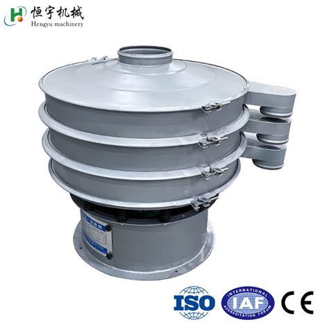 Large Capacity Food Industry Cacao Particle Powder Round Vibrating