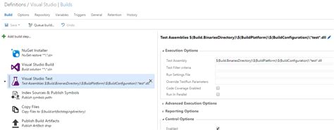 What Can Be Reason Tfs 2015 Is Not Running Unit Tests While Passing Ms Build Arguments Stack