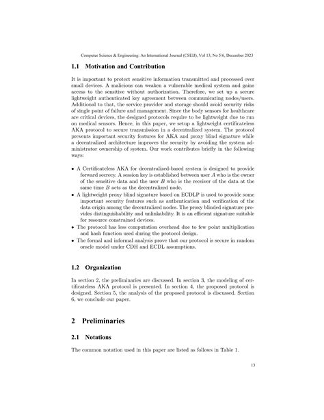 Lightweight Certificateless Authenticated Key Agreement Protocoln Pdf