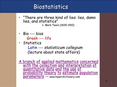 Ppt Introduction To Biostatistics Pubhlth 540 Lecture 1 Overview