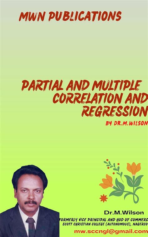 Partial And Multiple Correlation And Regression Ebook Wilson Dr M Kindle Store