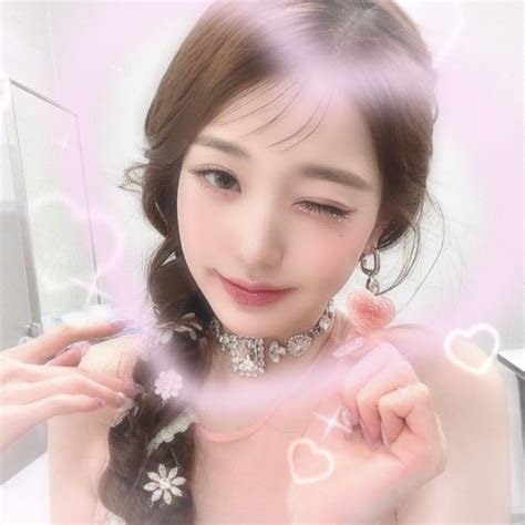 Wonyoung Pink Icon Cute Soft Soft Pink Pink White Lilac Angelic