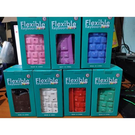 Jual Keyboard Usb Flexible Gulung Anti Air Packing Dus Shopee Indonesia
