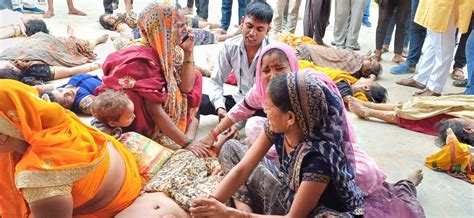 Hathras Stampede सत्संग के दौरान हुई भगदड़ में 90 के पार पहुंची मृतकों