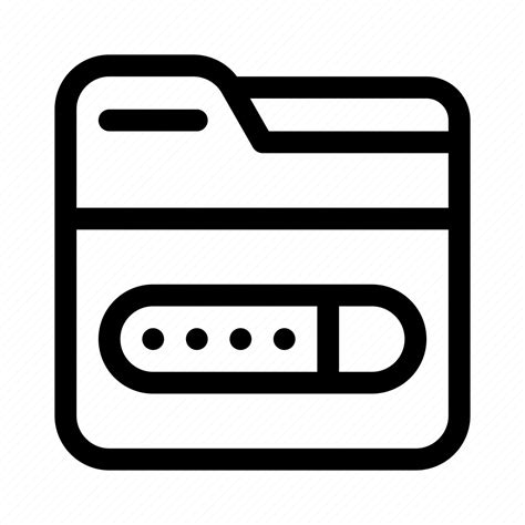 Folder Data Protection Encrypt Password Security Icon Download On Iconfinder